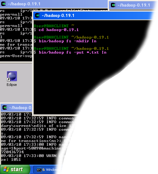 Installing Hadoop Development Cluster On Windows And Eclipse Upload Data To Hdfs